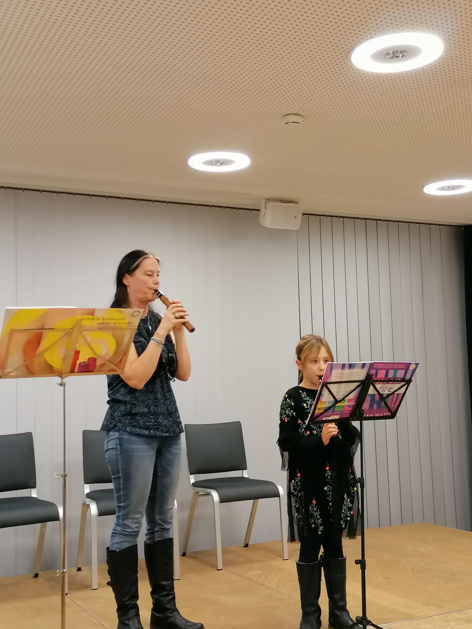 Adventskonzert der Holzbläser- und Klavierklassen von Birgit Vogel im ...